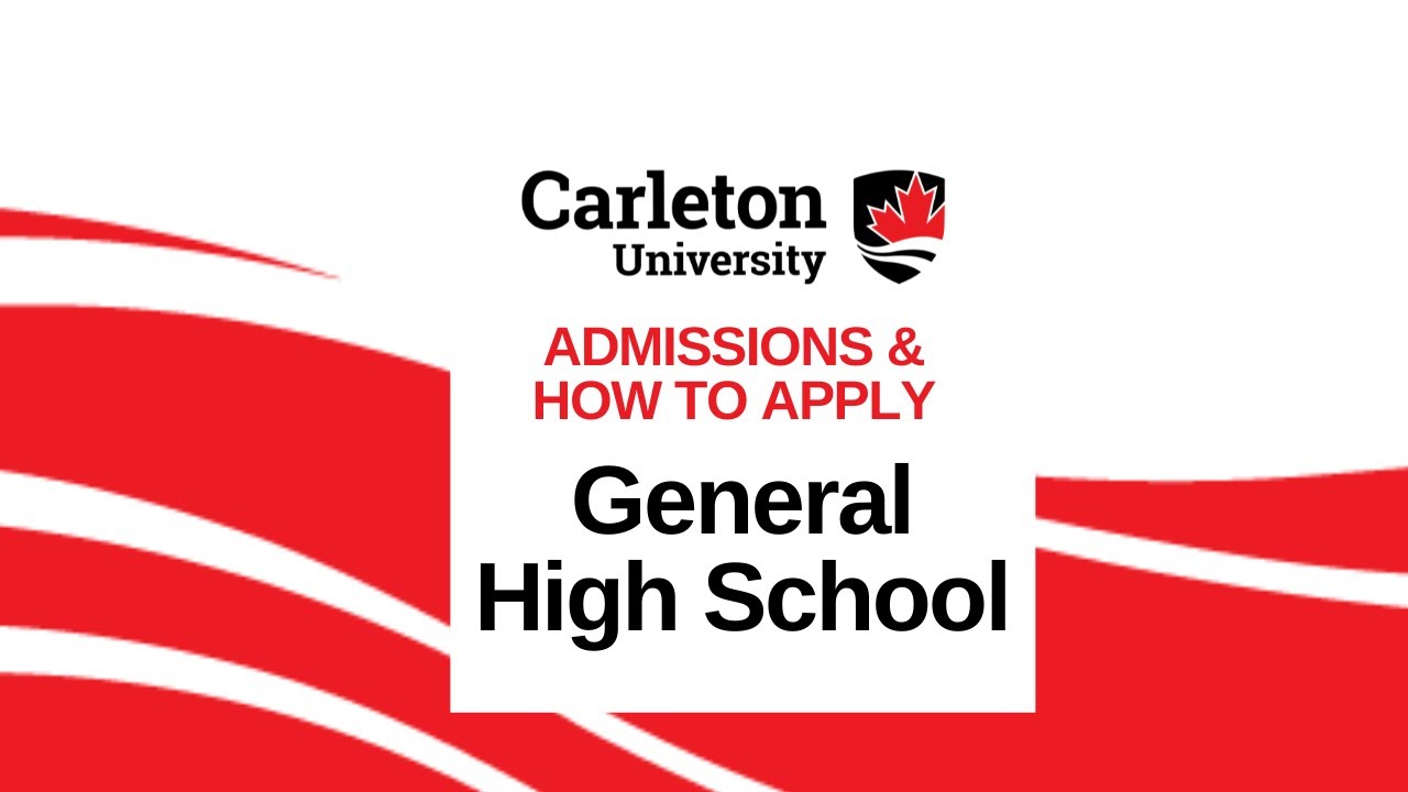 Admissions & How to Apply - General High School (International ...