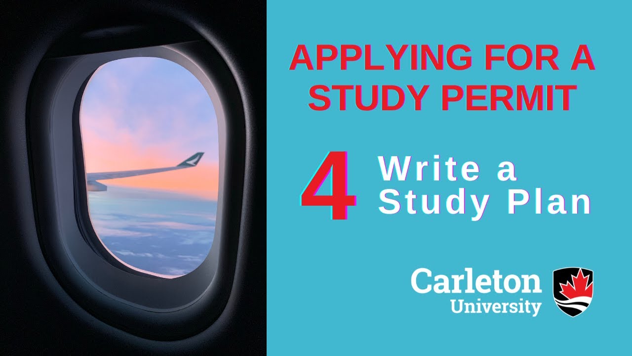 Applying for a Study Permit #4 Write a Study Plan - Undergraduate ...